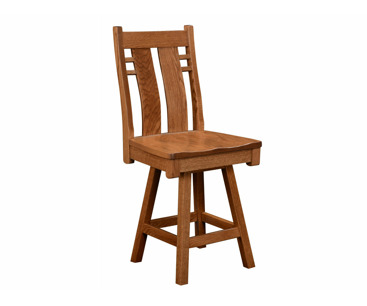 Bungalow 24 Swivel Bar Stool Kings Amish Furniture bungalow-24-swivel-bar-stool-kings-amish-furniture