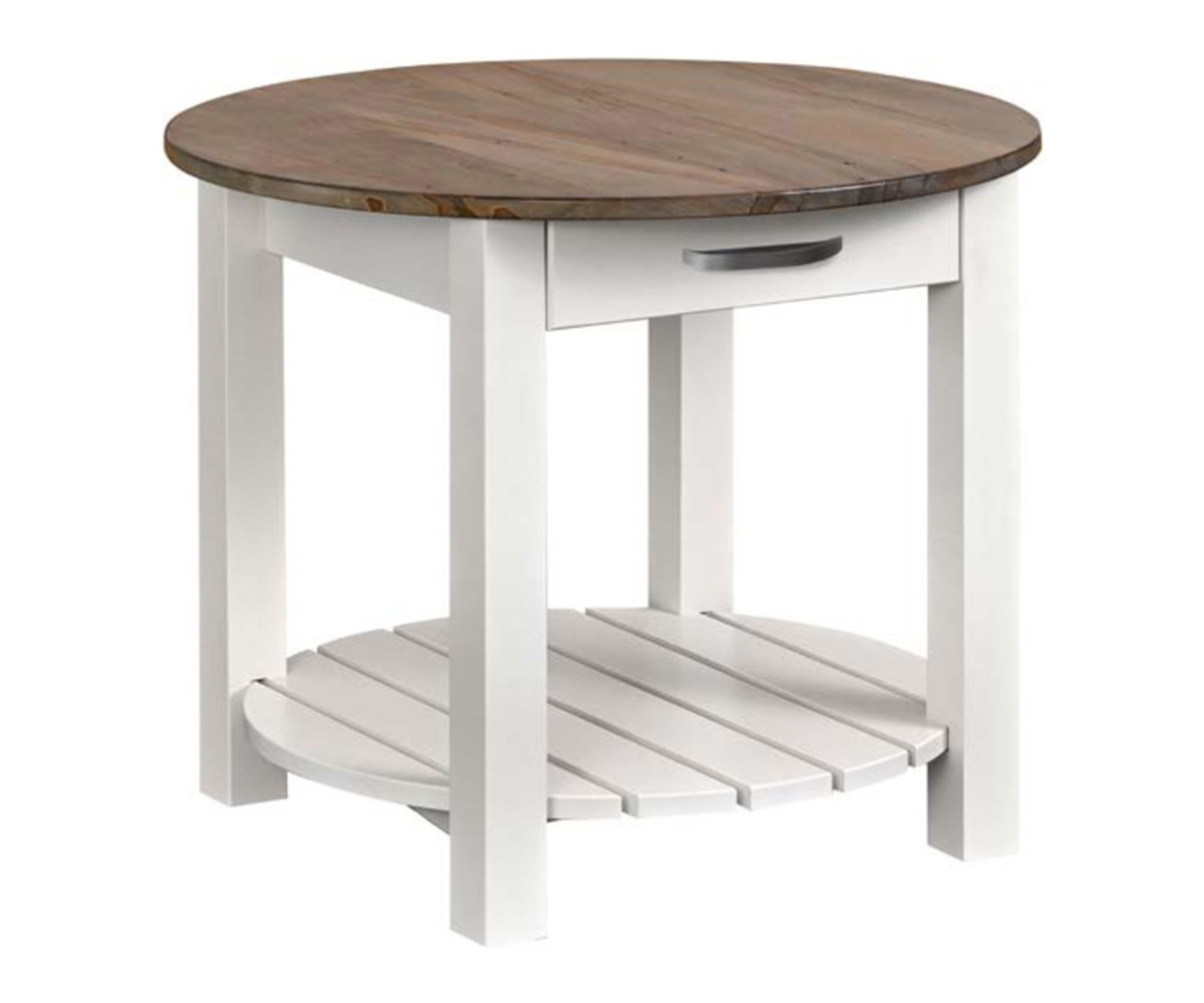 Sanibel Round End Table - Kings Amish Furniture